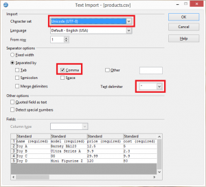 How to Import / Export Products in CSV File – UniCart Support Center
