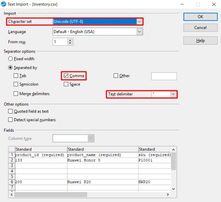 How to Import / Export Product Inventory in CSV File – UniCart Support Center