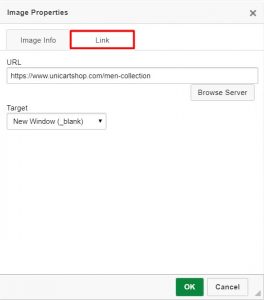 How to Make a Clickable Image by Adding Link – UniCart Support Center