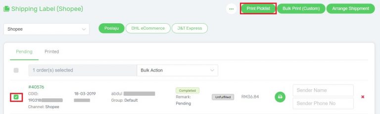 How to Print Shopee Shipping Label (Full Version) – Revolutors Partner