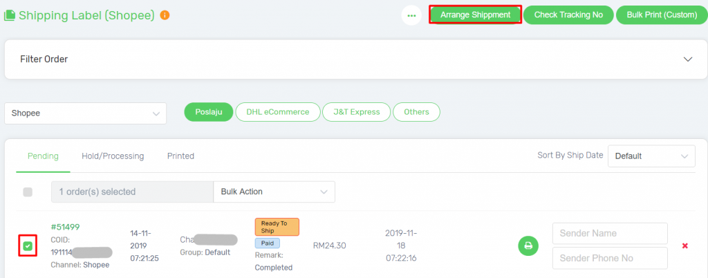 How to Print Shopee Shipping Label (Full Version) – UniCart Support Center