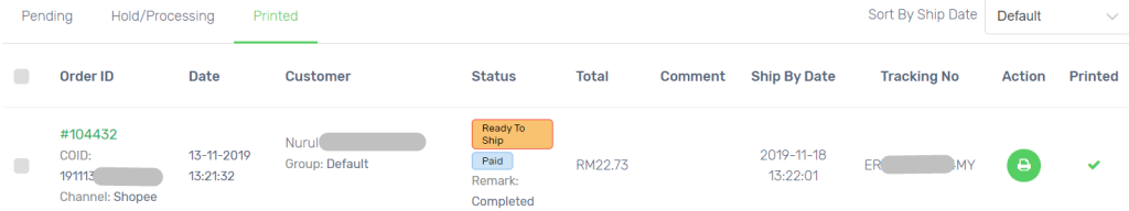 How to Print Shopee Shipping Label (Full Version) – UniCart Support Center