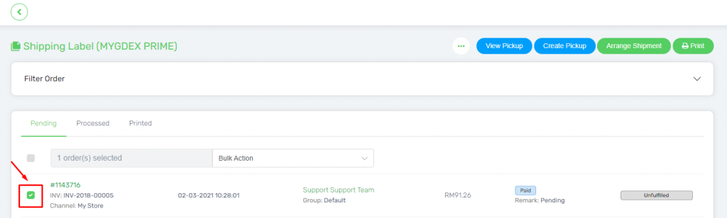 How to Print GDEX Shipping Label with myGDEX Prime – UniCart Support Center