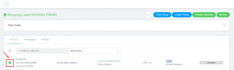 How to Print GDEX Shipping Label with myGDEX Prime – UniCart Support Center