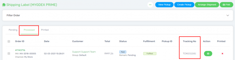 How to Print GDEX Shipping Label with myGDEX Prime – UniCart Support Center